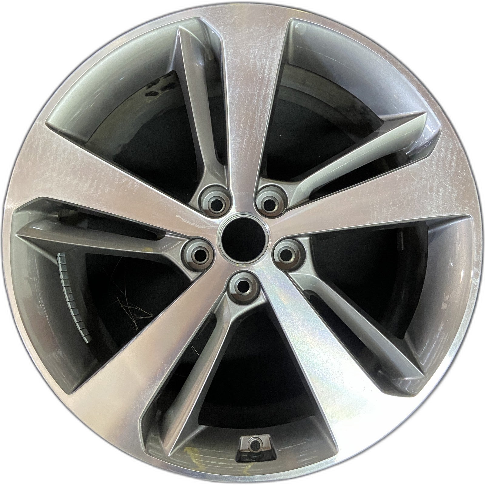 Genesis MACHINED GREY GV80 OEM Wheel 2021-2024 20x8.5 5 spoke ...