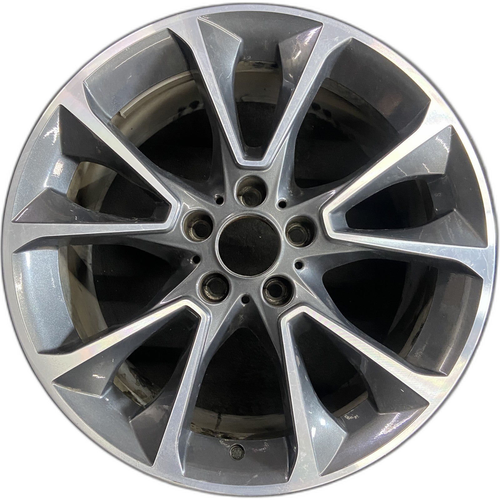 BMW MACHINED CHARCOAL X5 OEM Wheel 19x9 Inch 2014-2018 36116853955 5 ...