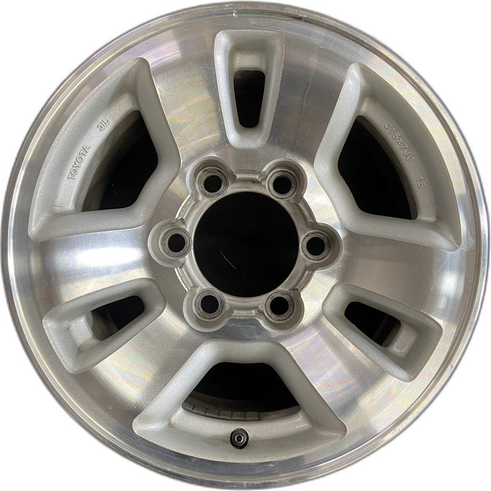 Toyota MACHINED SILVER 4 RUNNER TACOMA OEM Wheel 1996-2002 15x7 Inch ...