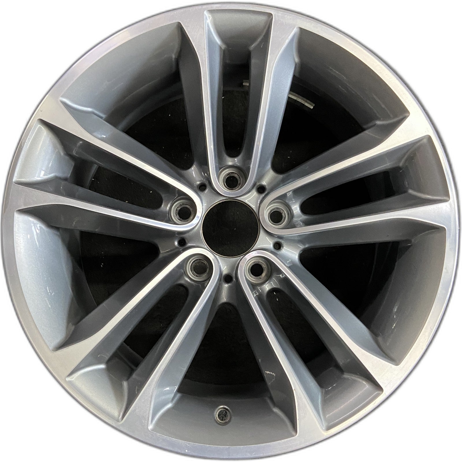 BMW MACHINED GREY X1 OEM Wheel 18x8 Inch 2012-2015 36116850293 10 spoke ...