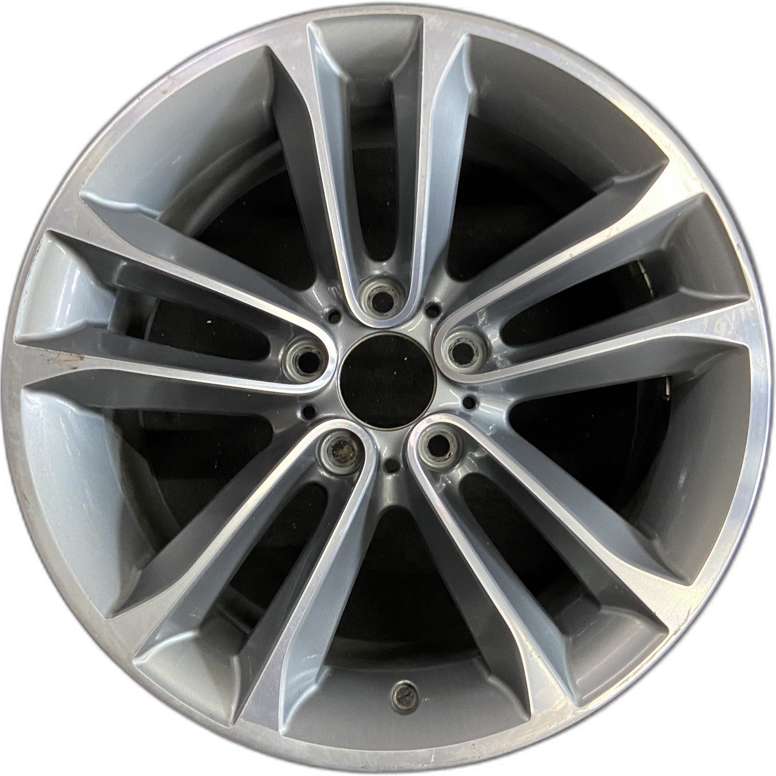 BMW MACHINED GREY X1 OEM Wheel 18x8 Inch 2012-2015 36116850293 10 spoke ...