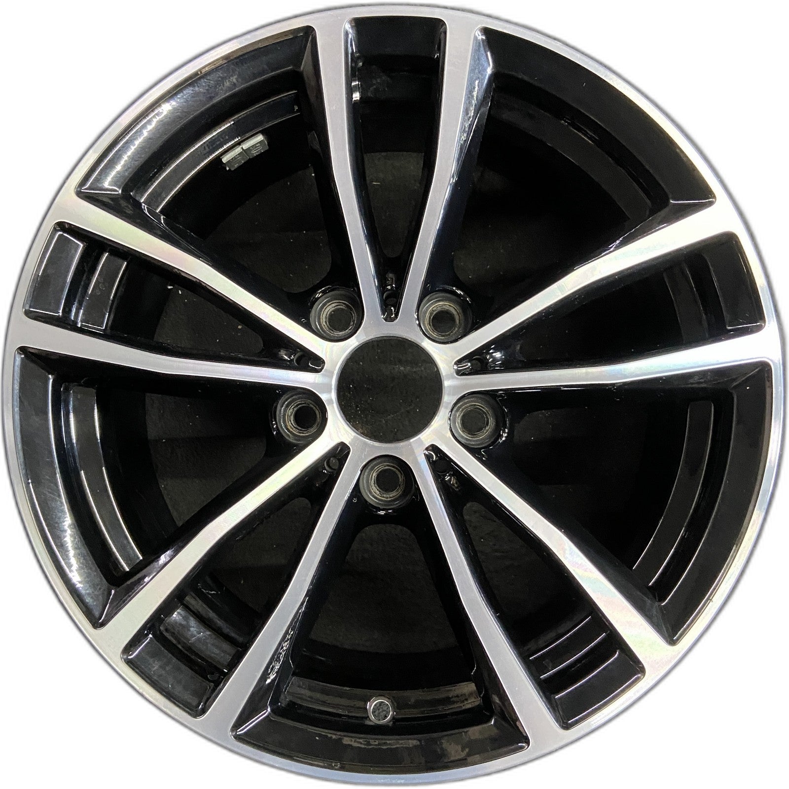 BMW MACHINED BLACK 230i M240i OEM Wheel 17x7.5 Inch 2020 36116879186 5 ...