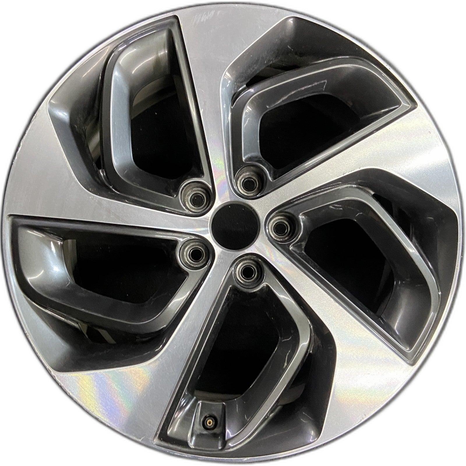 Hyundai MACHINED CHARCOAL TUCSON OEM Wheel 19x7.5 Inch 2016-2018 ...