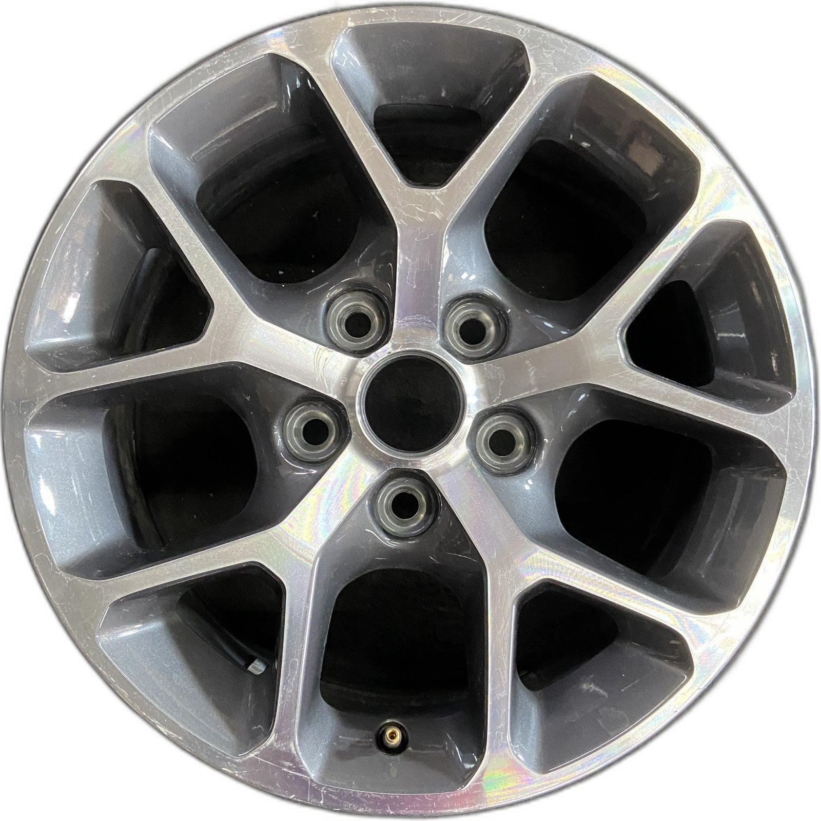 Jeep MACHINED GREY GLADIATOR WRANGLER OEM Wheel 17x7.5 Inch 2024 ...