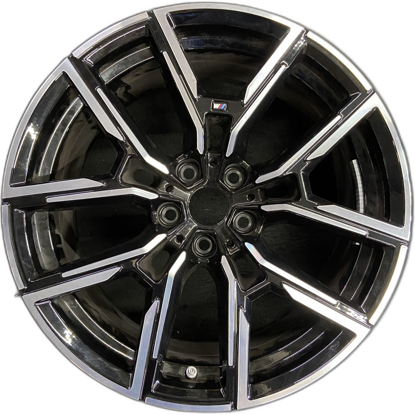 REAR BMW MACHINED BLACK M440I I4 430i OEM Wheel 19x9 Inch 2022-2024 ...