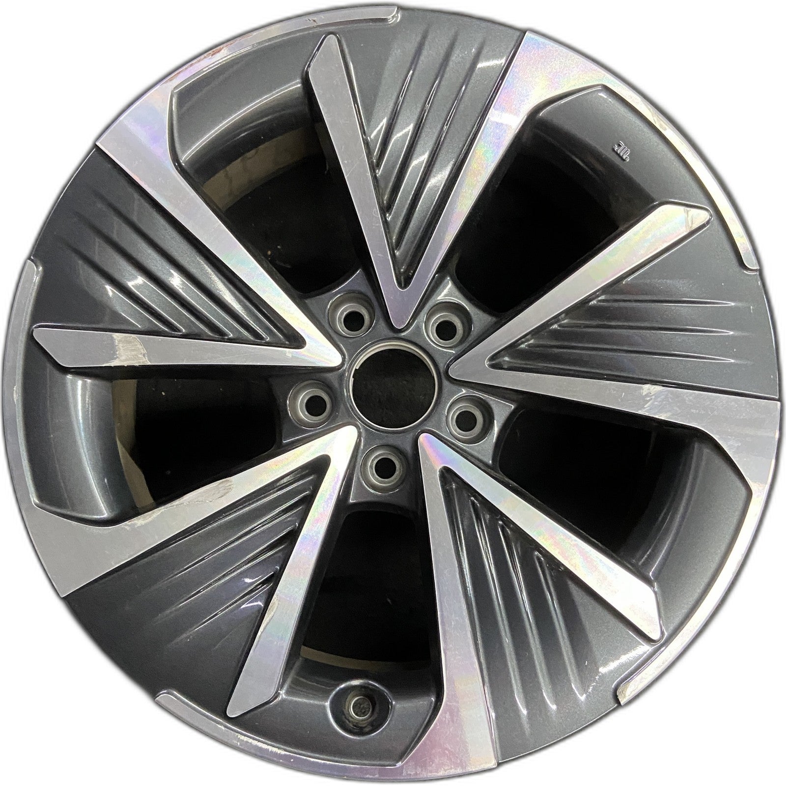 FRONT Lexus MACHINED CHARCOAL RZ450e OEM Wheel 18x7.5 Inch 2023-2024 ...