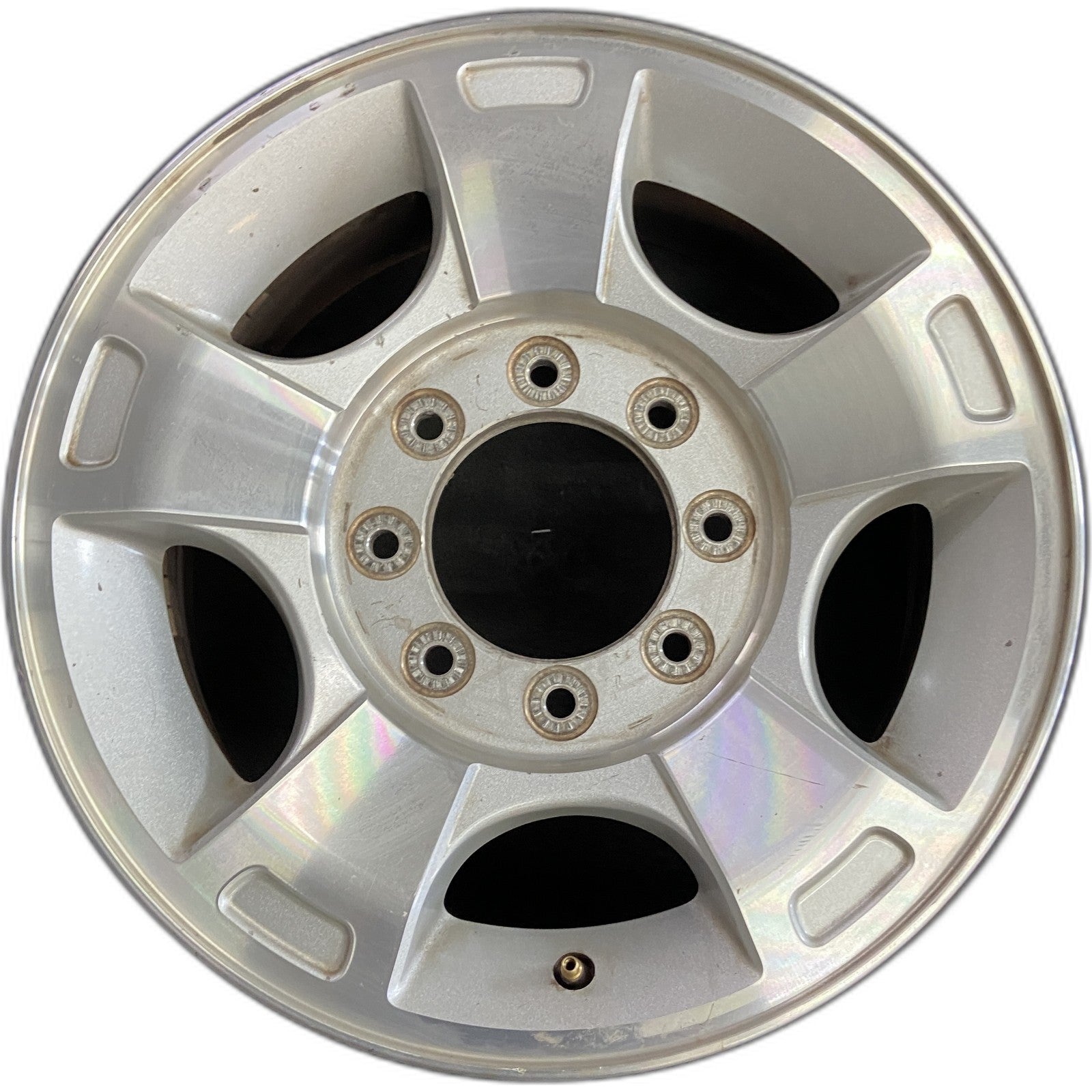 Ford MACHINED SILVER F350SD PICKUP F250SD OEM Wheel 18x8 Inch SRW ...