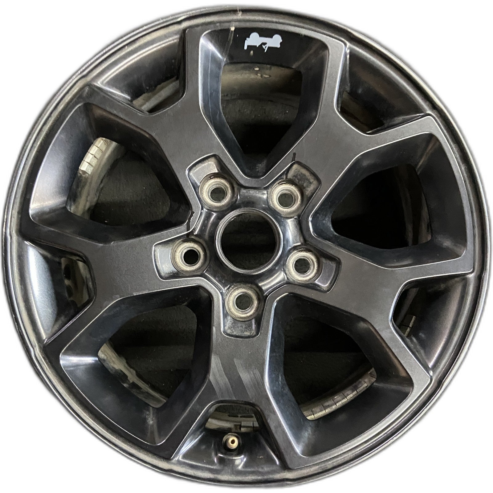 Jeep BLACK WRANGLER OEM Wheel 2019-2023 17x7.5 Inch 6BZ392XFAA 5 spoke ...