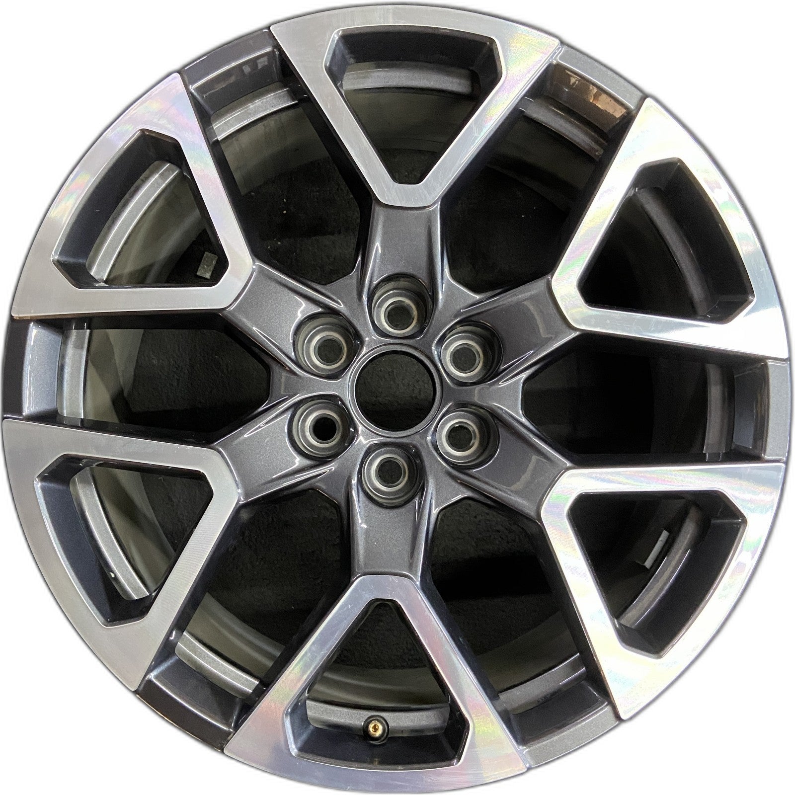 Chevrolet MACHINED CHARCOAL BLAZER OEM Wheel 20x8 2023-2024 84549105 6 ...