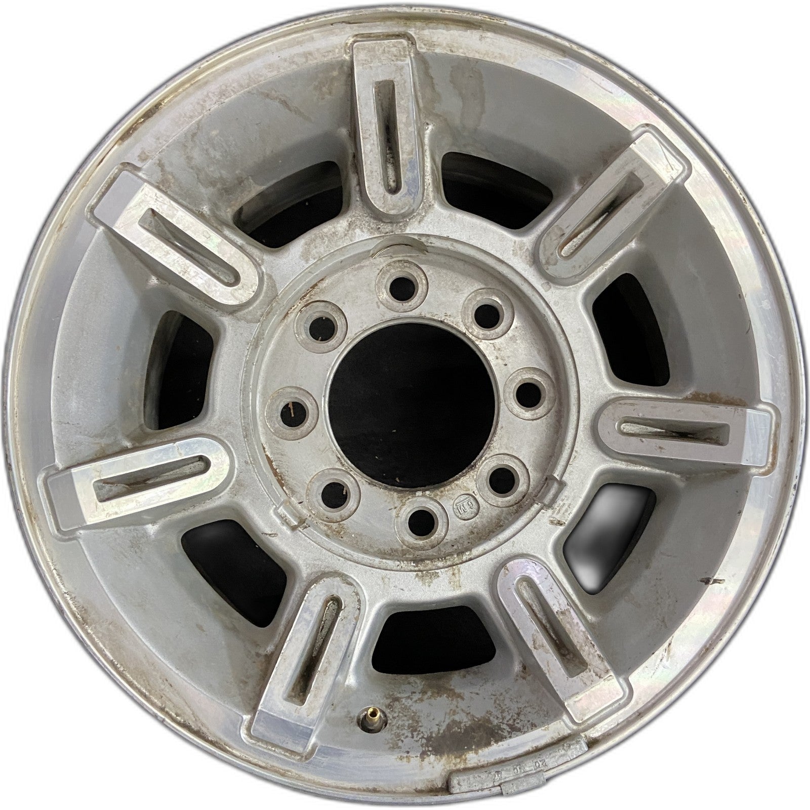 General Motors MACHINED SILVER HUMMER H2 OEM Wheel 17x8.5 Inch 2003 ...