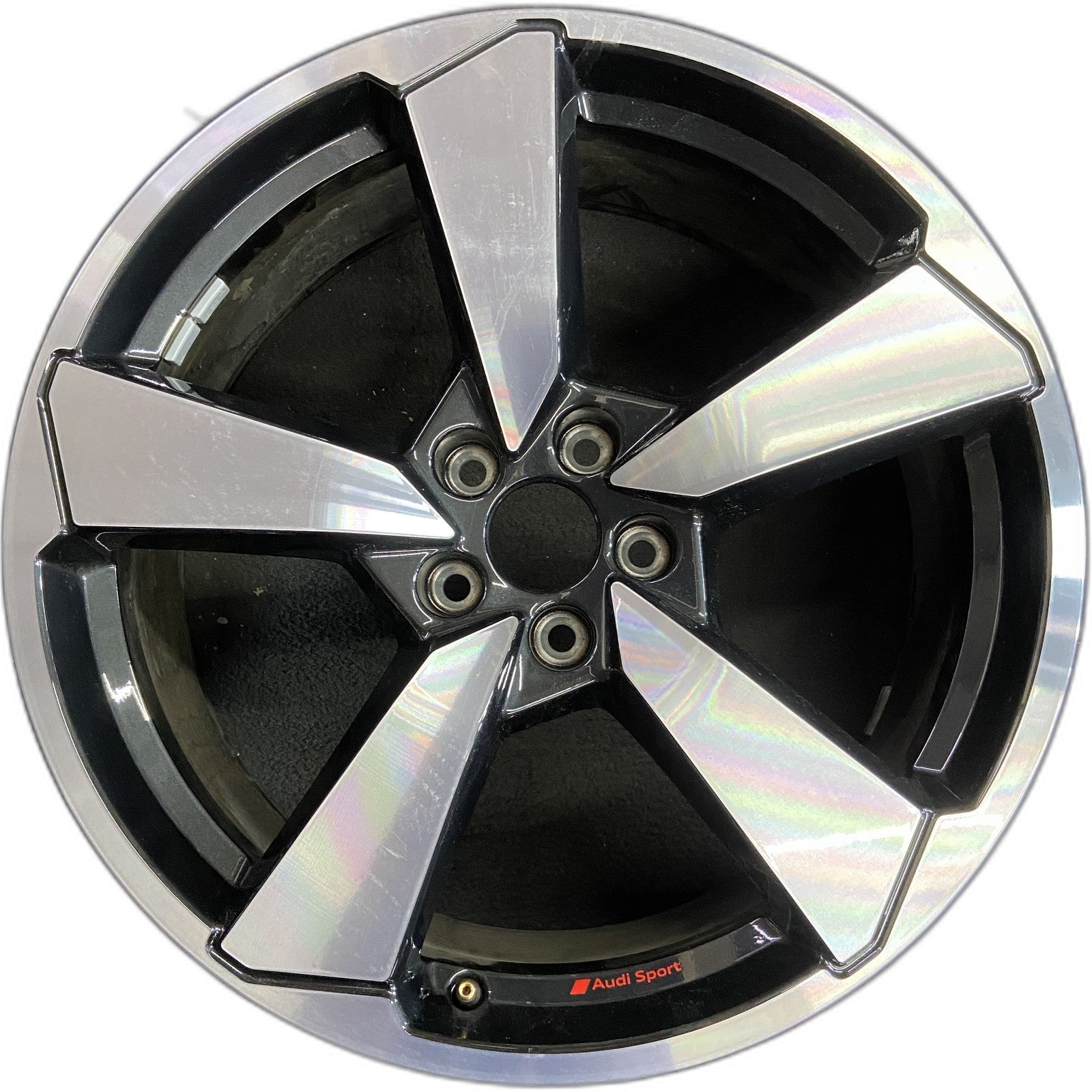 Audi MACHINED BLACK Q5 OEM Wheel 2022-2024 20x8 80A601025BR 5 spoke ...