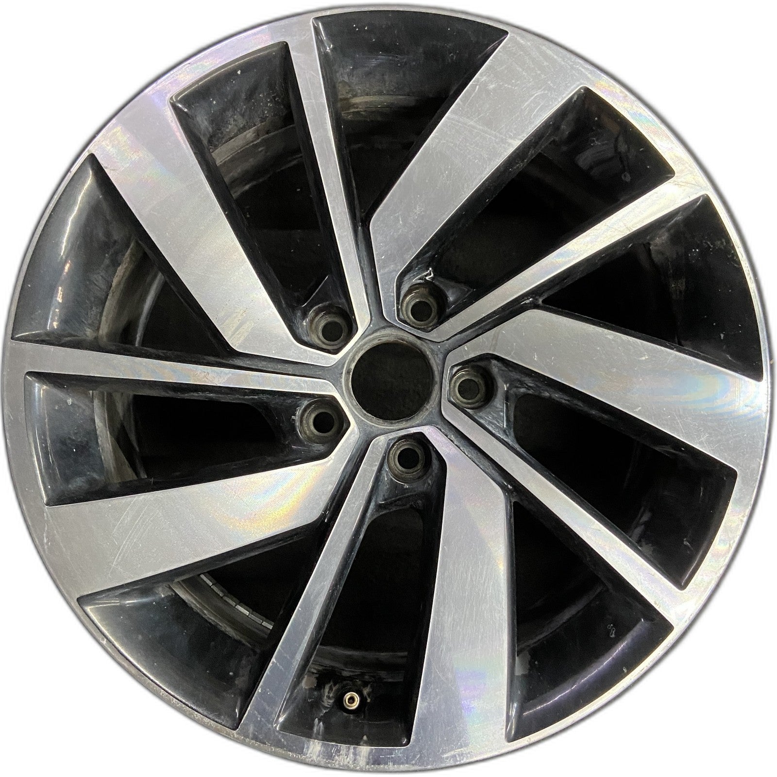 Volkswagen MACHINED BLACK JETTA GLI OEM Wheel 18x7.5 Inch 2019-2021 ...
