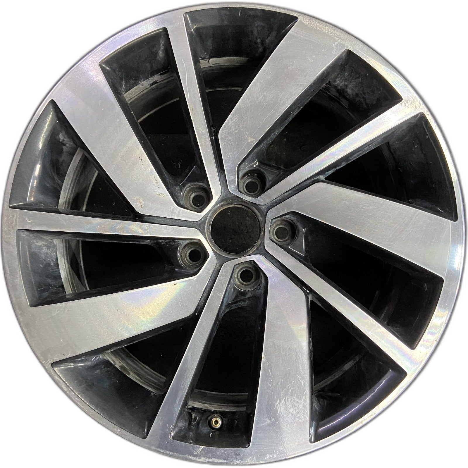Volkswagen MACHINED BLACK JETTA GLI OEM Wheel 2019-2021 18x7.5 Inch ...