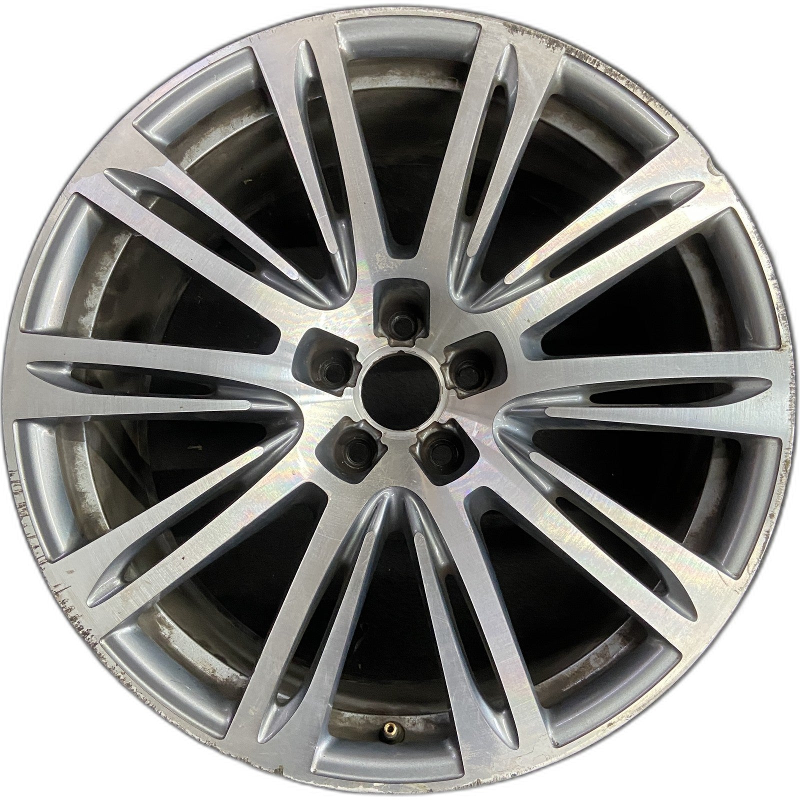 Audi MACHINED GREY A7 OEM Wheel 20x9 2012-2015 4H0601025AE Rim Original Factory ALLOY