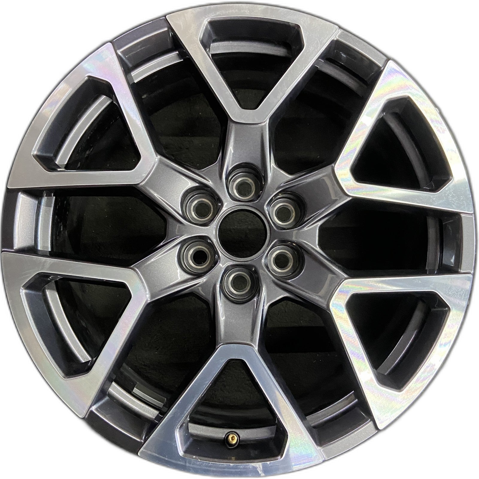 Chevrolet MACHINED CHARCOAL BLAZER OEM Wheel 20x8 2023-2024 84549105 6 ...