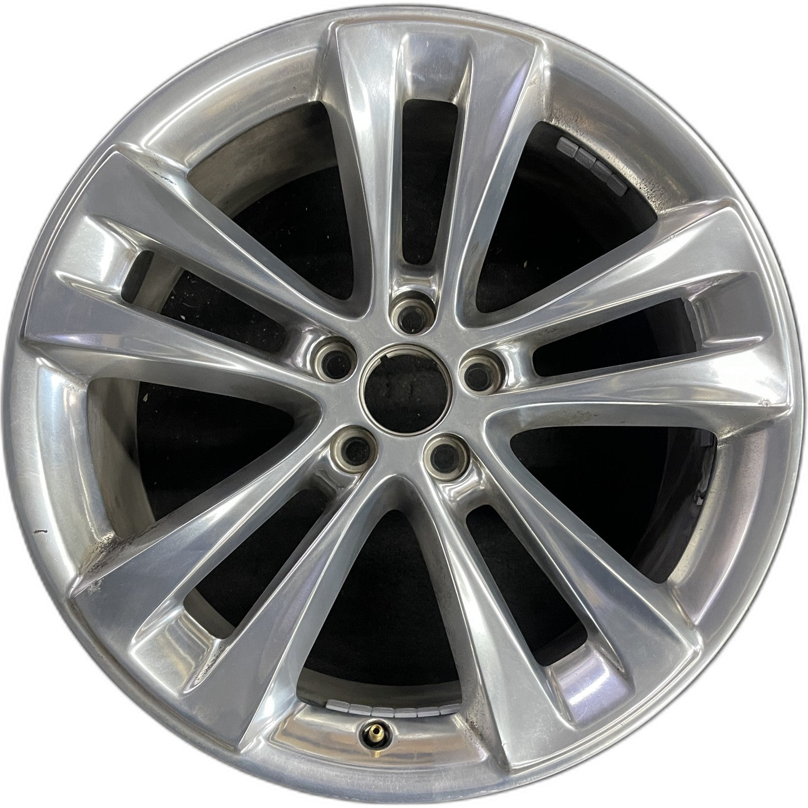 Ford POLISHED EXPLORER OEM Wheel 2018-2019 20x8.5 JB5Z1007B 10 spoke 5 ...