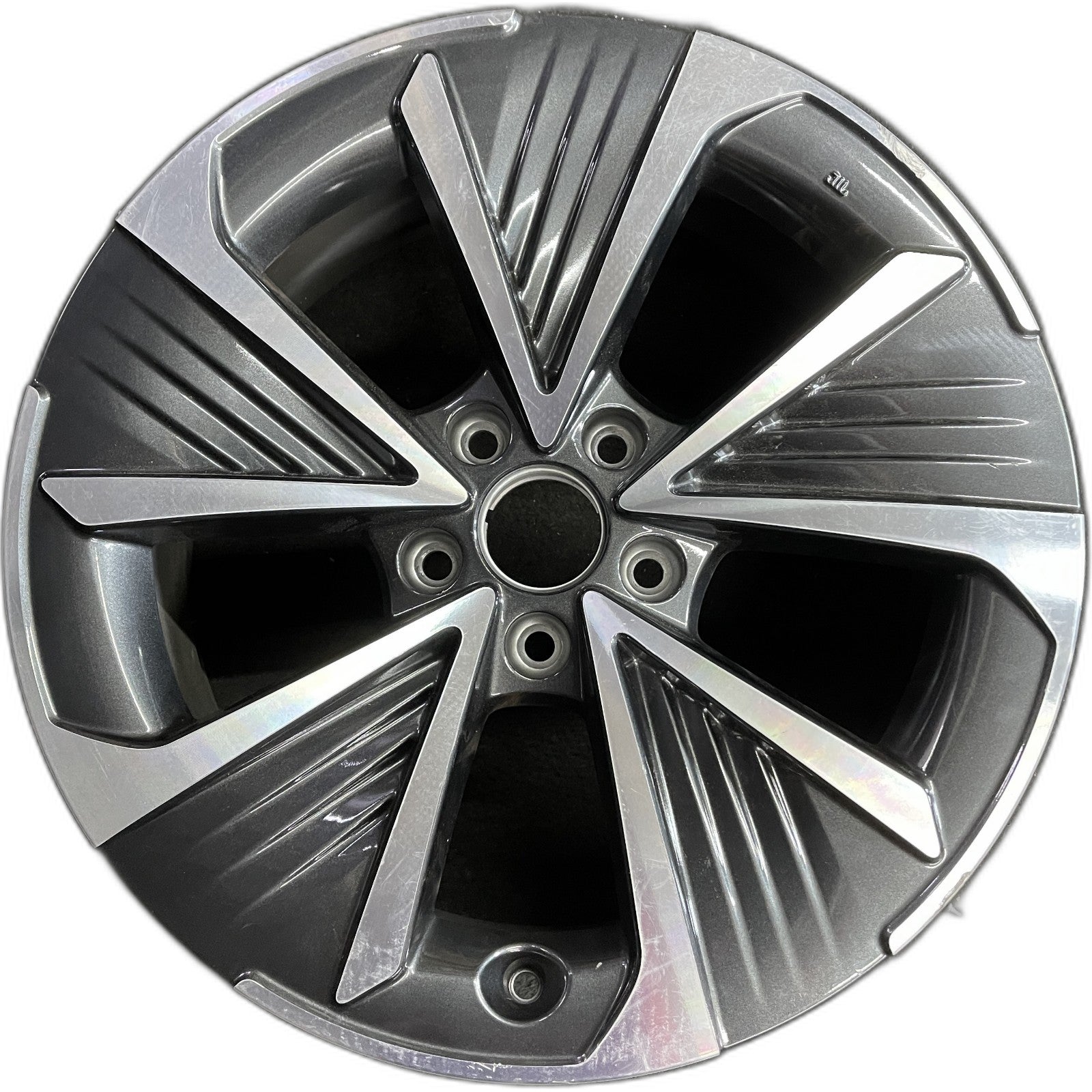 FRONT Lexus MACHINED CHARCOAL RZ450e OEM Wheel 18x7.5 Inch 2023-2024 ...