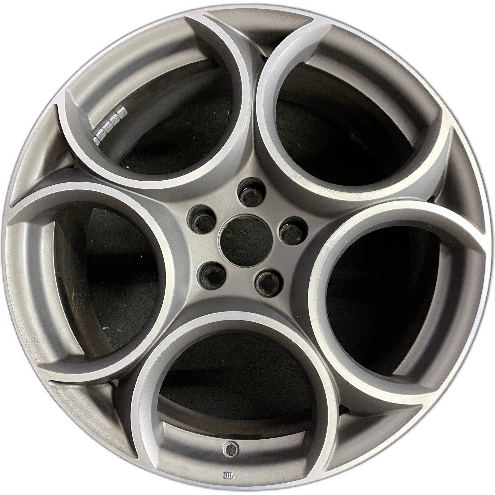 Alfa Romeo MACHINED GREY STELVIO OEM Wheel 2018-2024 6ME43UDAAA 19x8 ...