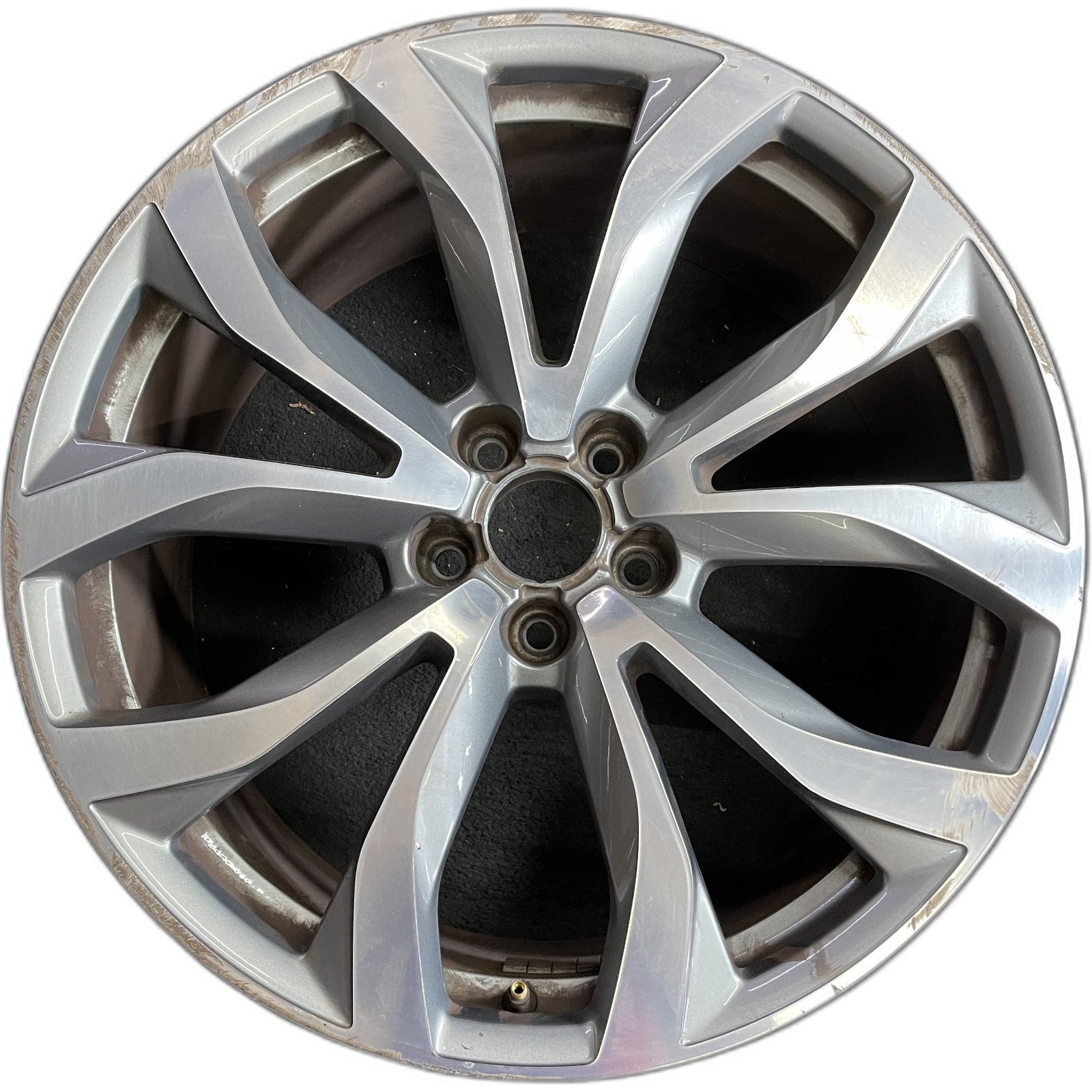 Audi MACHINED GREY A6 OEM Wheel 2012-2015 20x8.5 4G0601025G 10 spoke ...