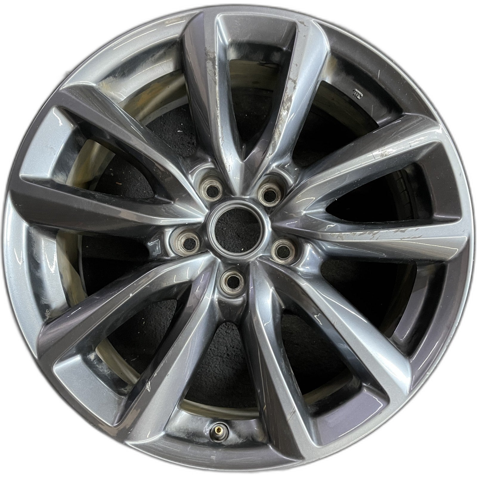 Mazda CHARCOAL 3 OEM Wheel 18x7 Inch 2019-2023 9965B67080 5 twin spoke ...