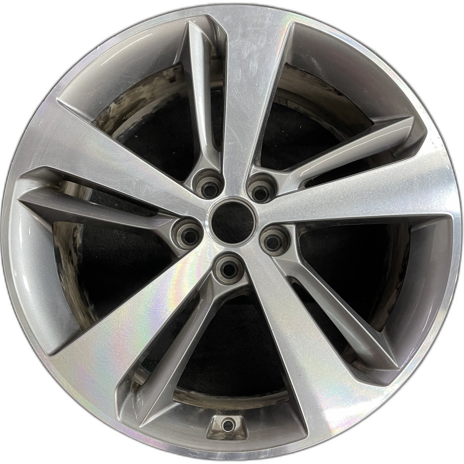 Genesis MACHINED GREY GV80 OEM Wheel 2021-2024 20x8.5 5 spoke ...