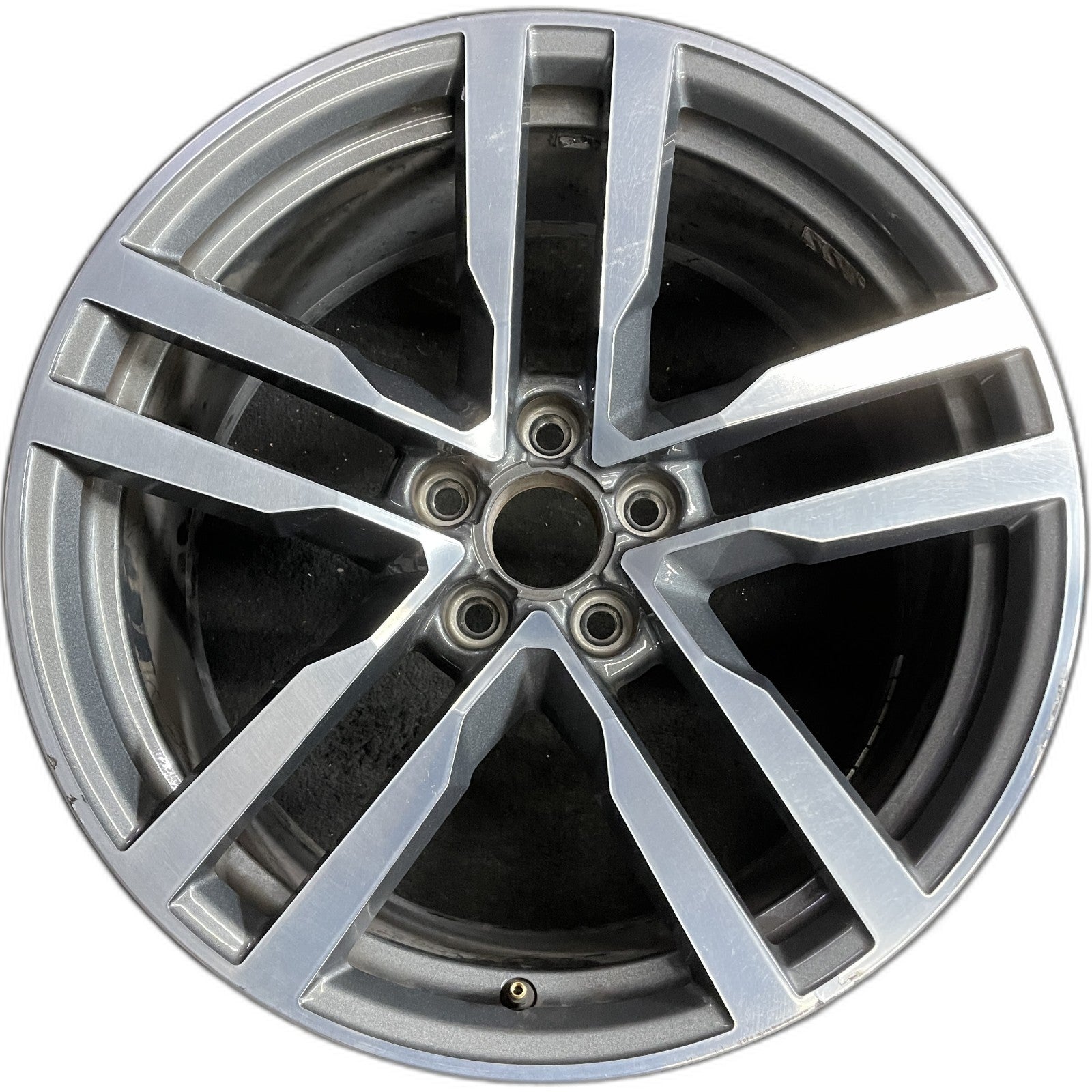 Audi MACHINED GREY TT OEM Wheel 2016-2020 Base 8S0601025F 19x9 Inch 5 ...