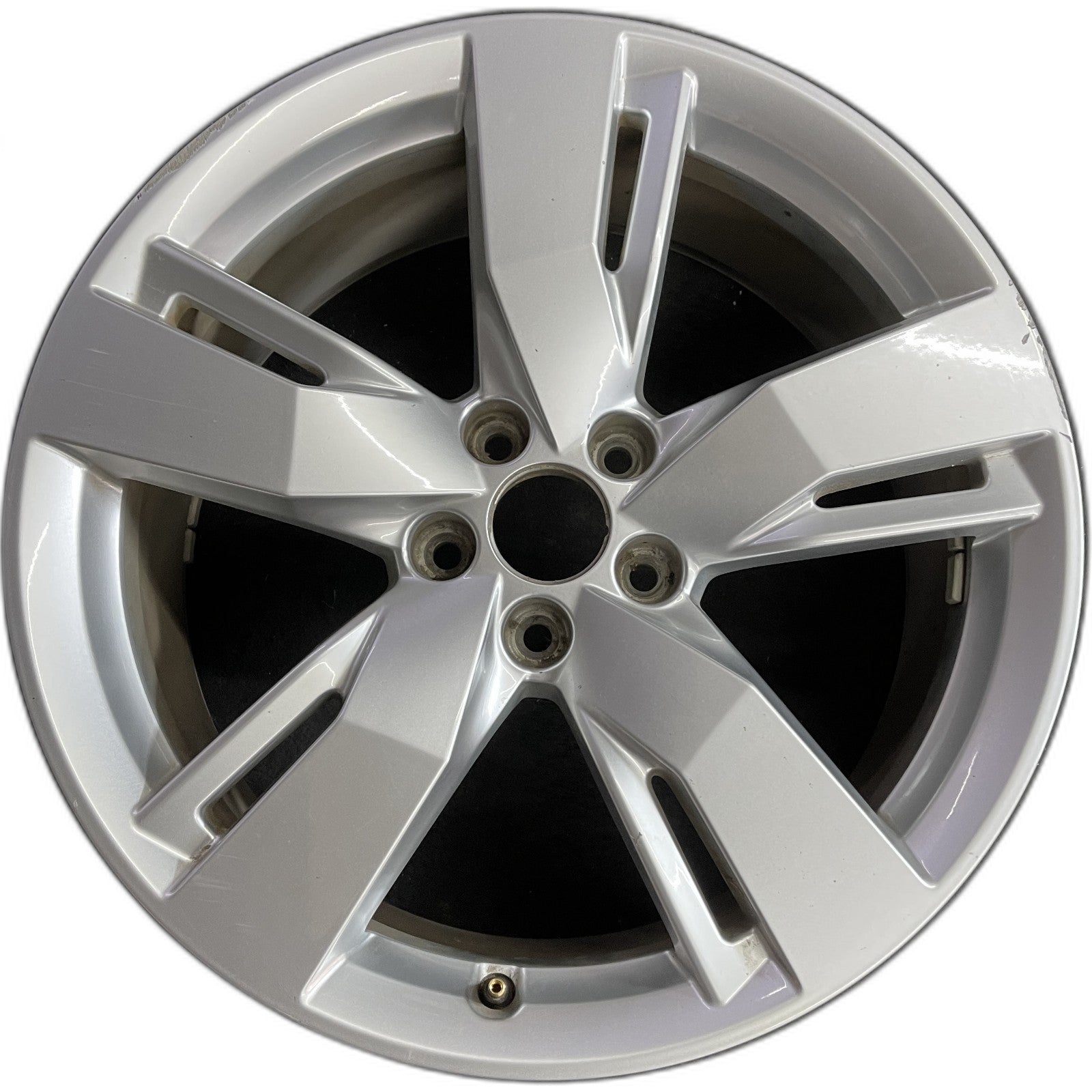 Audi SILVER Q5 OEM Wheel 19x8 Inch 2018-2019 80A601025D 5 spoke slotted ...