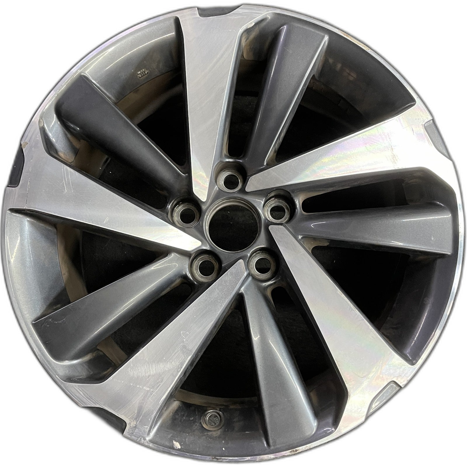 Lexus MACHINED CHARCOAL NX300H NX300 OEM Wheel 2018-2021 18x7.5 Inch ...