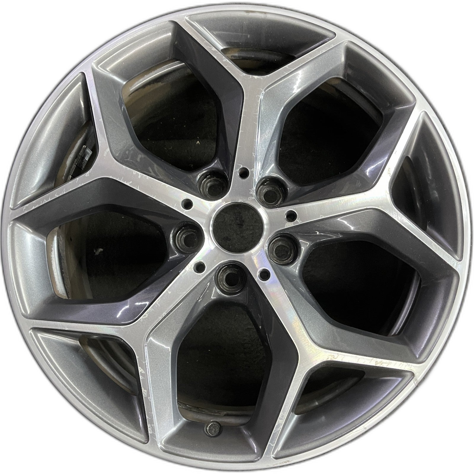 BMW MACHINED CHARCOAL X2 X1 OEM Wheel 18x7.5 Inch 2016-2020 36116856070 ...