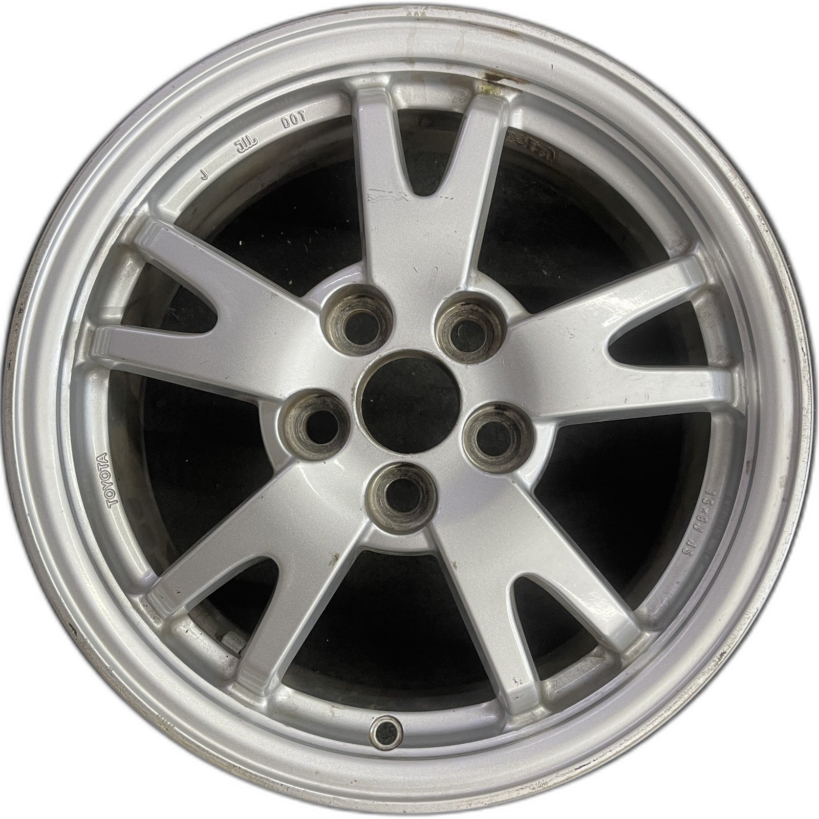 Toyota SILVER PRIUS OEM Wheel 15x6 Inch 2010-2015 4261147130 4261147110 ...