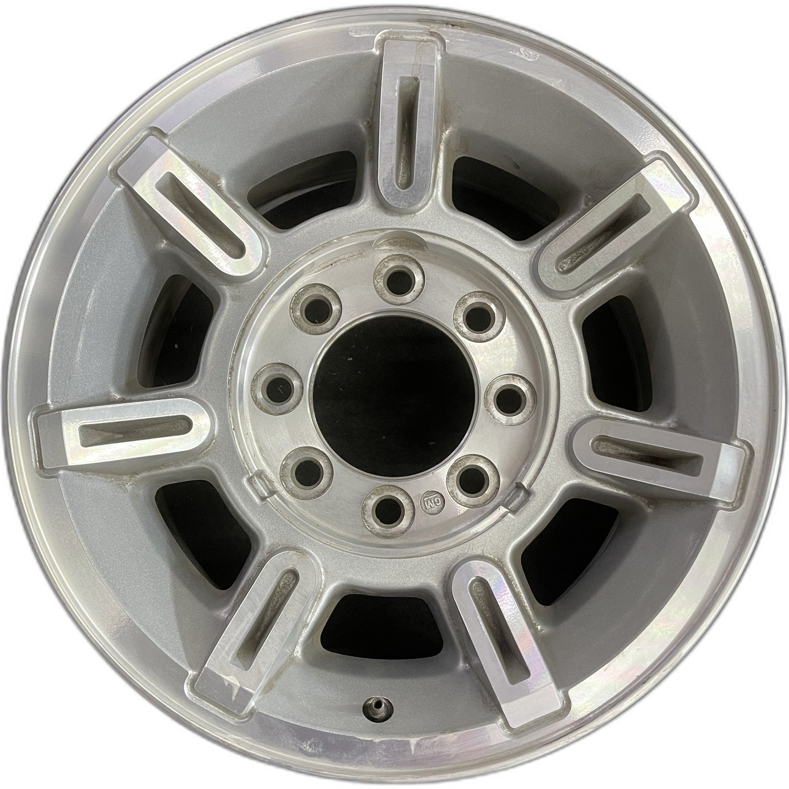 General Motors MACHINED SILVER HUMMER H2 OEM Wheel 2003-2007 17x8.5 ...