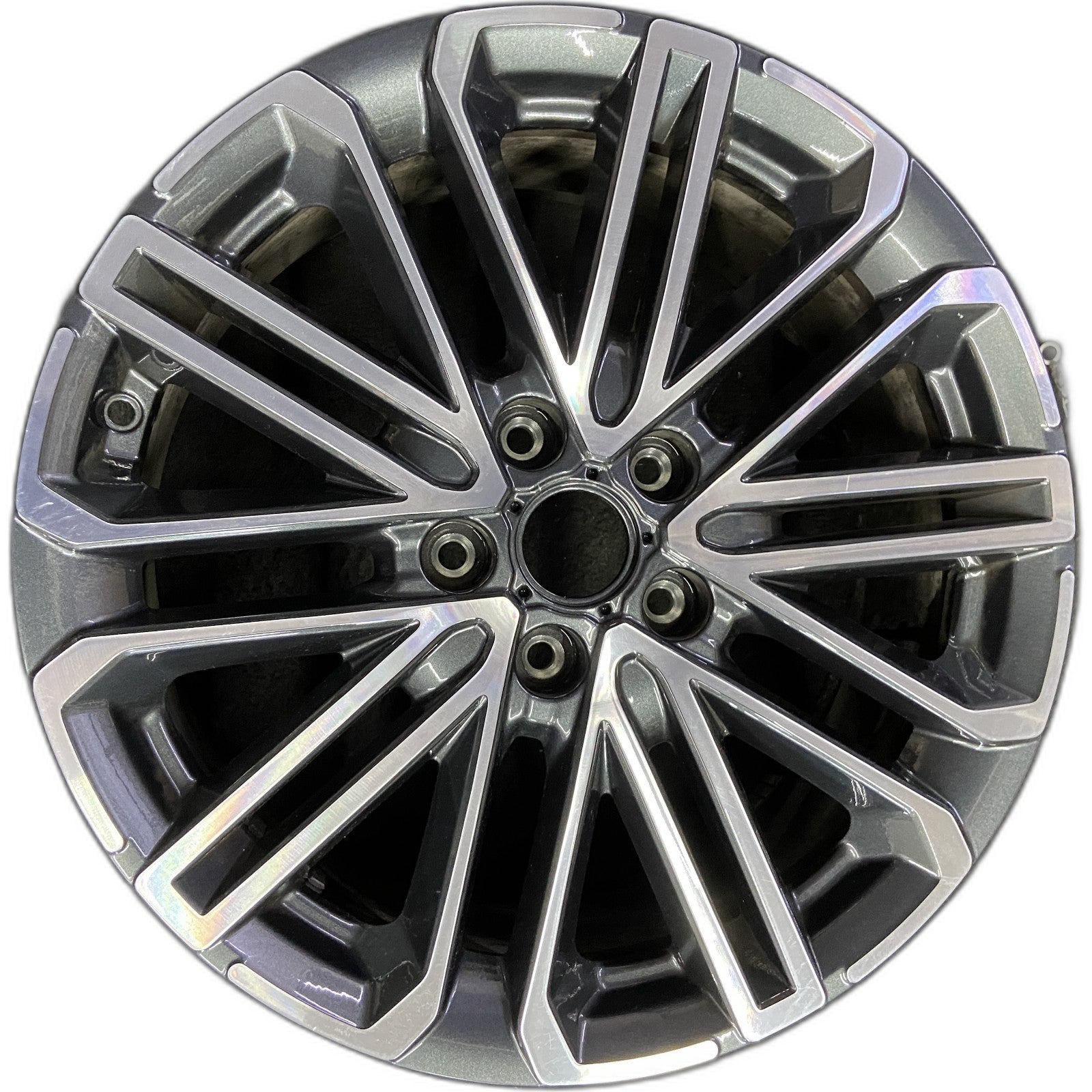 Kia MACHINED CHARCOAL FORTE OEM 18x7.5 Inch 20 spoke 2020-2024 ...
