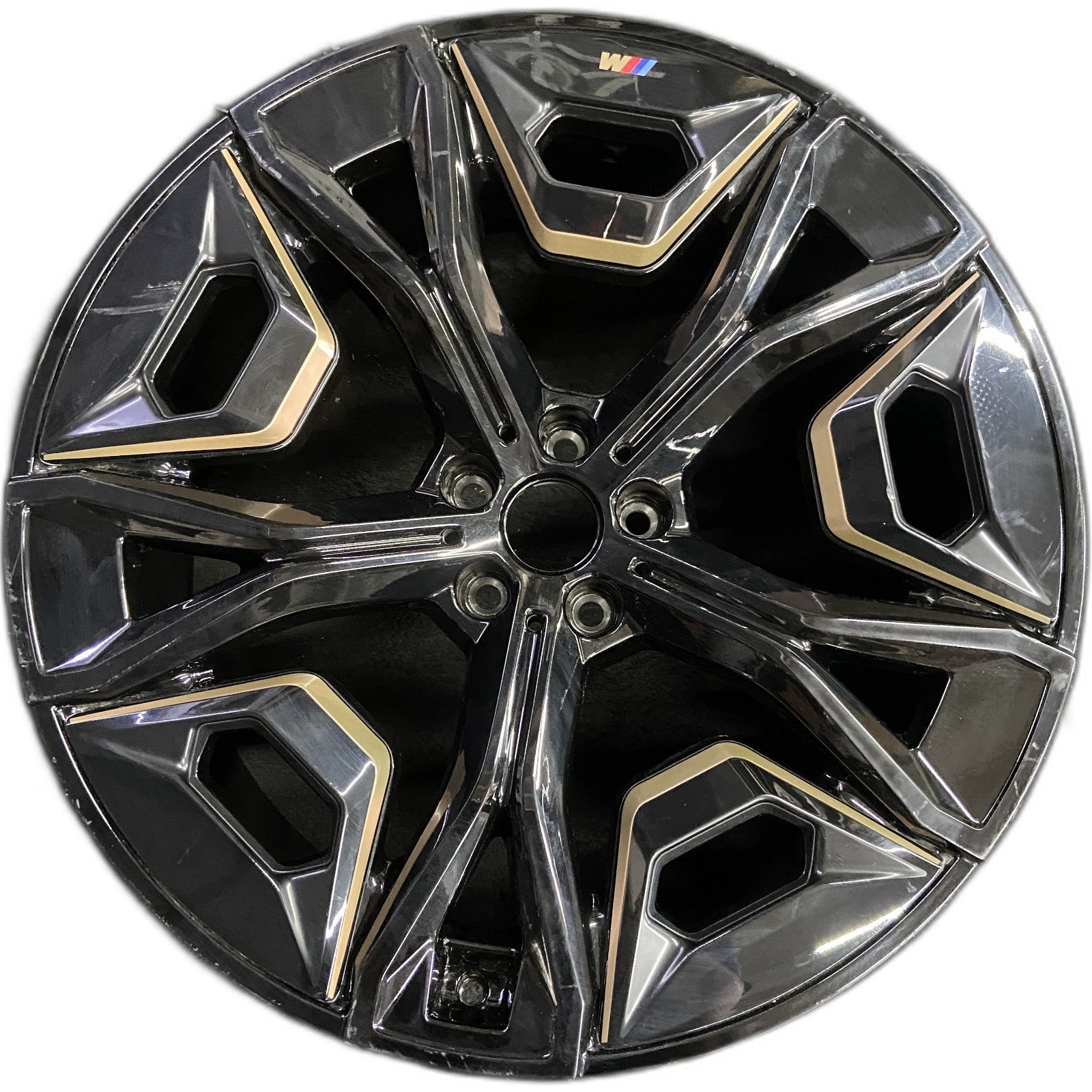 BMW BLACK IX OEM 2024 22x9.5 Inch 36115A02658 5 Y spoke bronze inserts ...