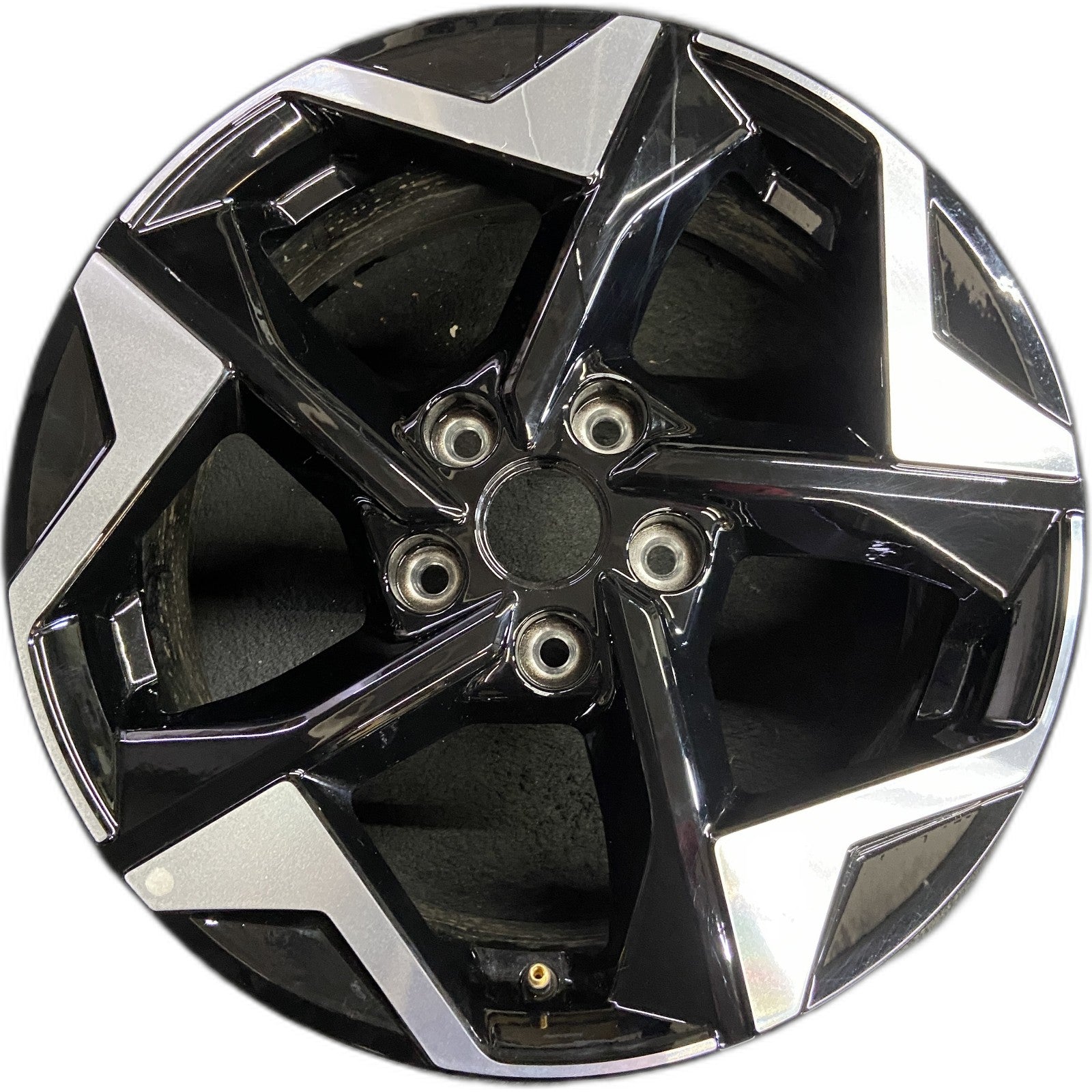 Kia MACHINED BLACK SELTOS OEM 2024 17x7 Inch 52910Q5500 5 spoke Factory ...