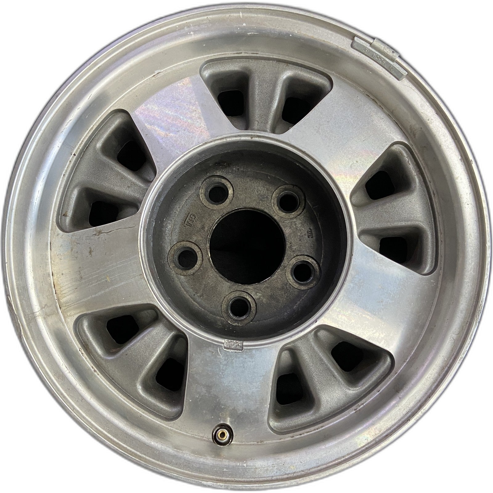 Chevrolet GMC MACHINED SILVER 1500 PICKUP TAHOE SUBURBAN OEM VAN 15x7 ...