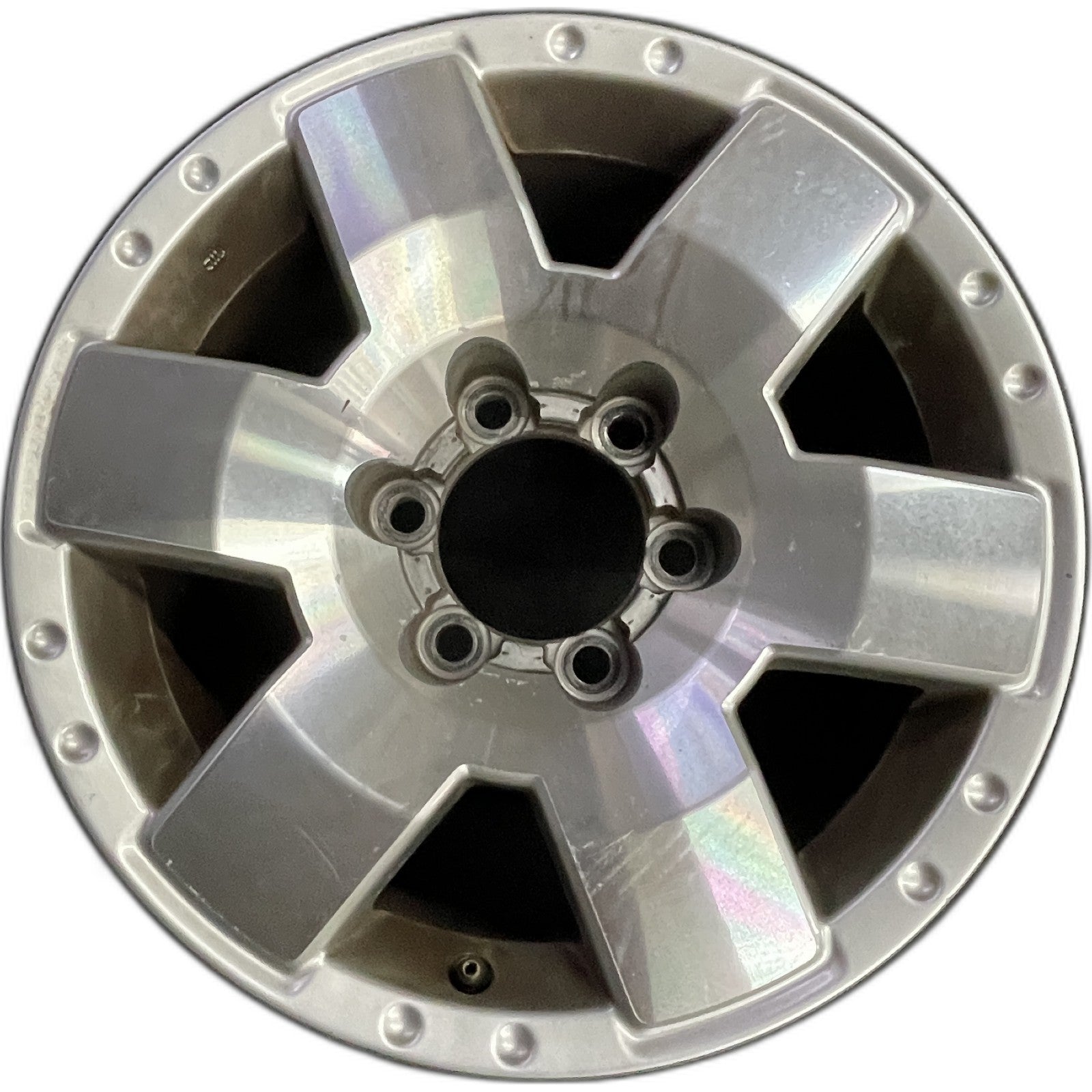Toyota MACHINED SILVER FJ CRUISER OEM 17x7.5 Inch 2007-2010 4261135480 ...