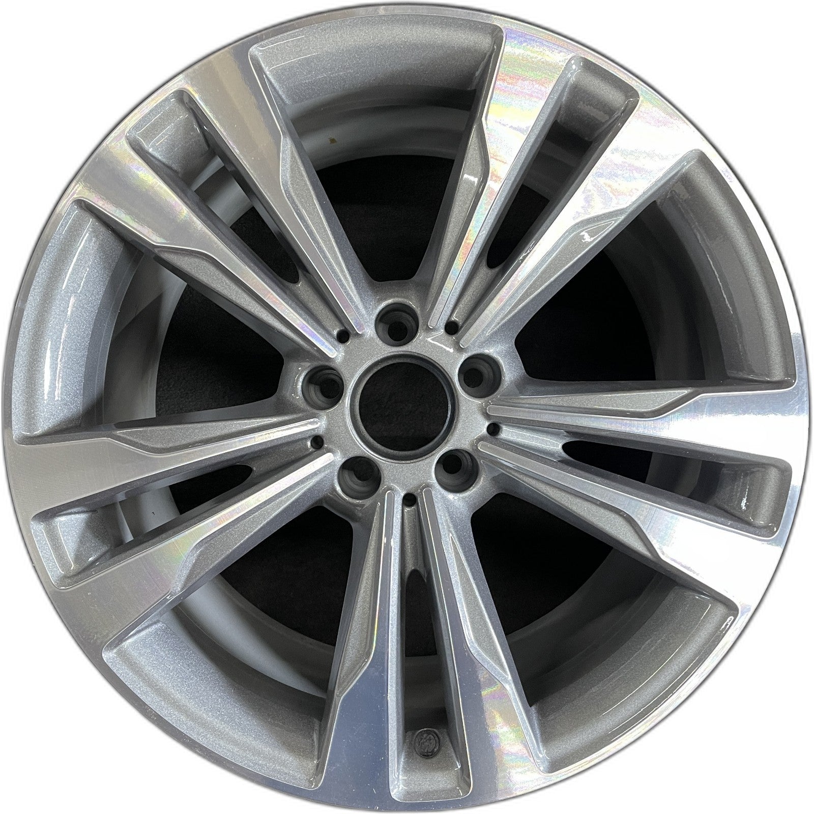 REAR Mercedes-Benz MACHINED GREY S-CLASS OEM Wheel 2014-2021 2224011402 ...
