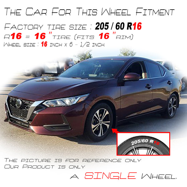 Replacement Wheel for Nissan SENTRA 16x6.5 Inch 2020-2022 403006LB9A 5 ...
