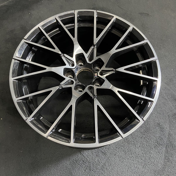 REAR BMW MACHINED BLACK M2 OEM Wheel 19x10 Inch 2019-2021 36118073848 ...