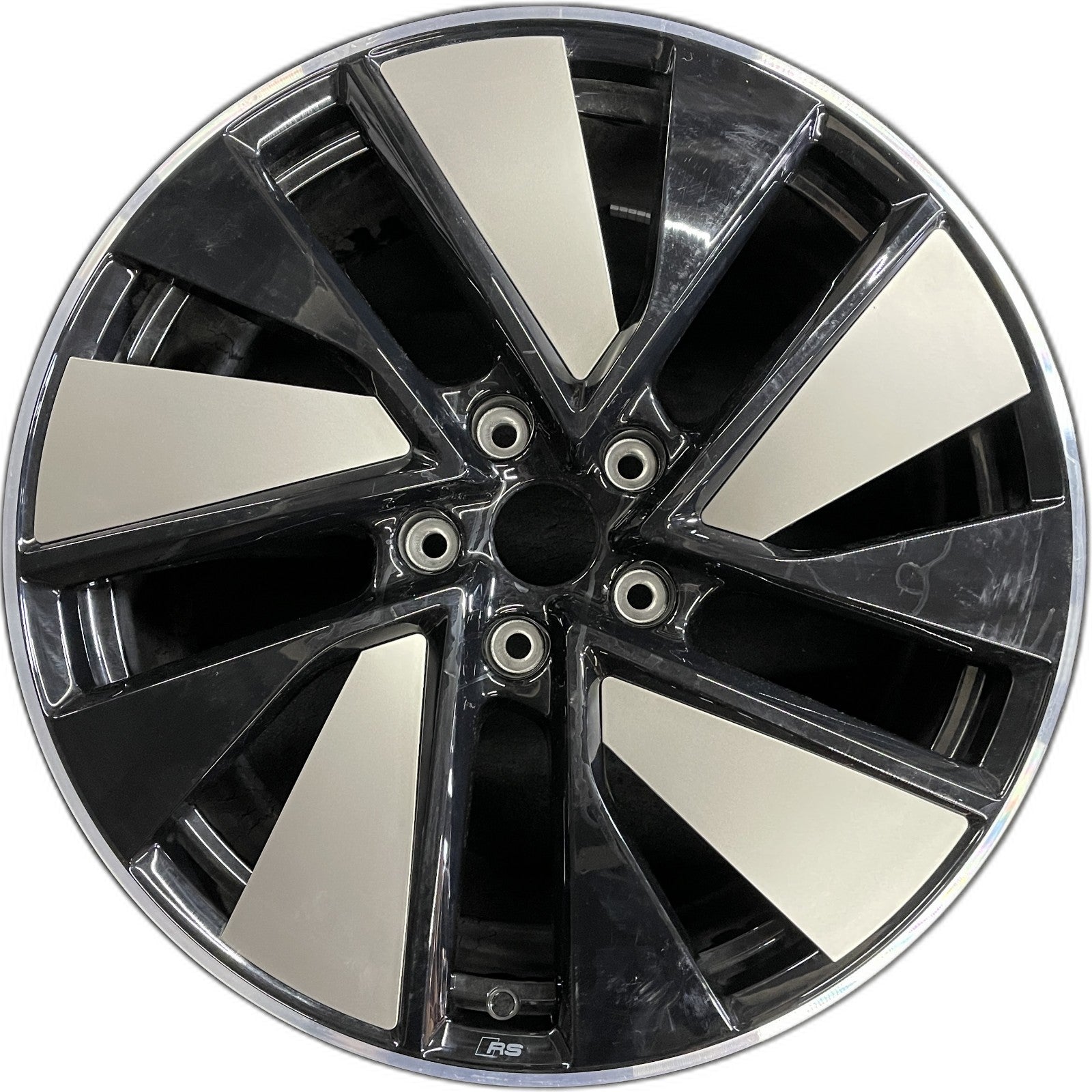 FRONT Audi BLACK SILVER E-TRON GT RS OEM Wheel 21x9.5 Inch 2023-2024 ...