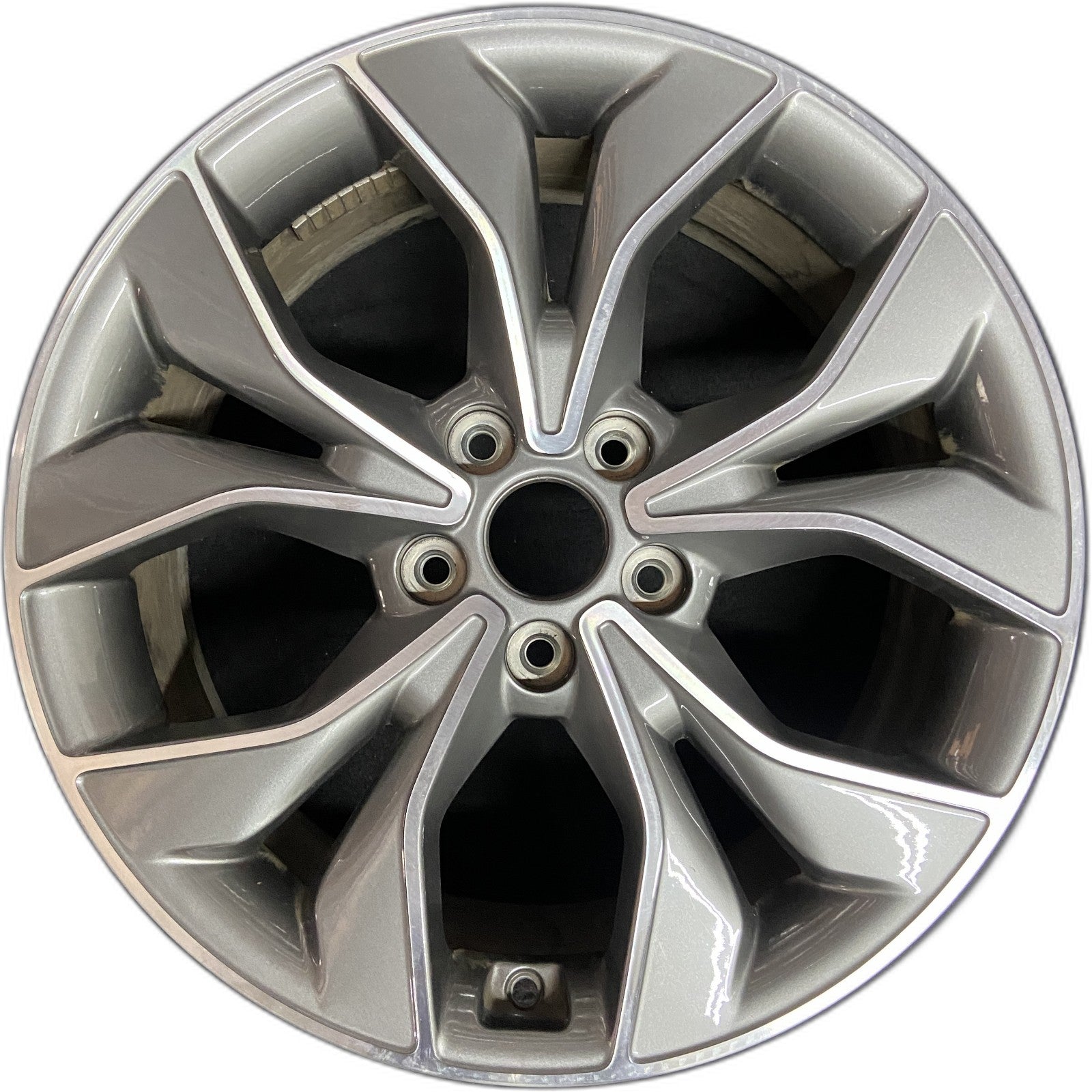 Hyundai MACHINED GREY ELANTRA OEM Wheel 2019-2020 18x7.5 Inch ...