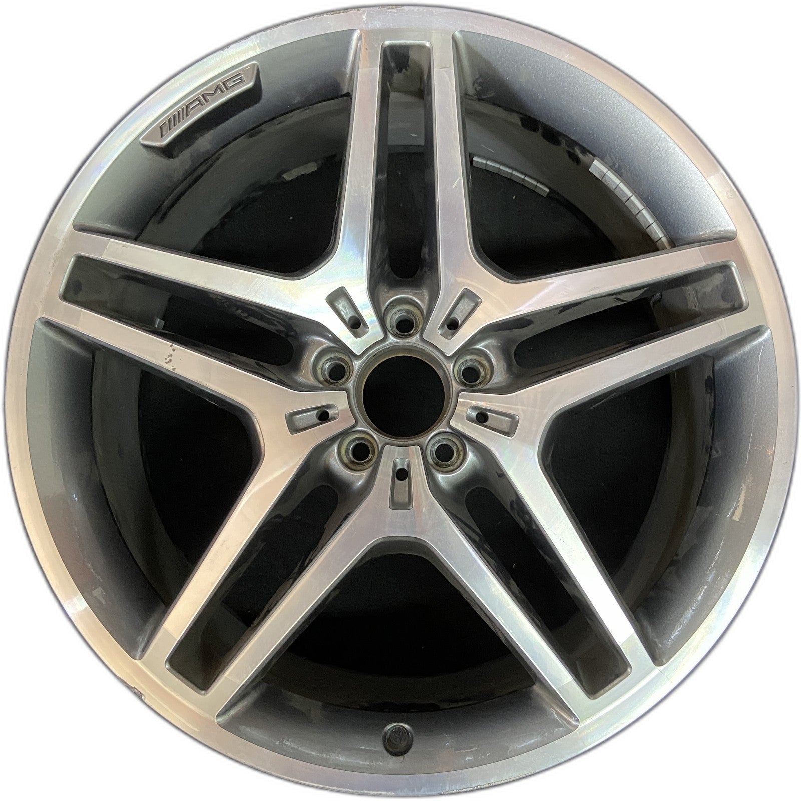 Mercedes-Benz MACHINED GREY GLE-CLASS OEM Wheel 2018-2019 1664013700 ...