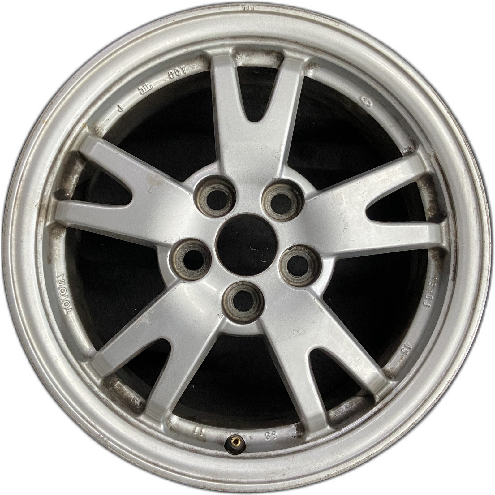 Toyota SILVER PRIUS OEM Wheel 15x6 Inch 2010-2015 4261147110 4261147130 ...