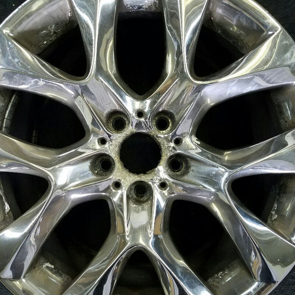BMW CHROME X5 OEM Wheel 2011-2013 19x9 Inch 36116788007 5 spoke Y lug ...