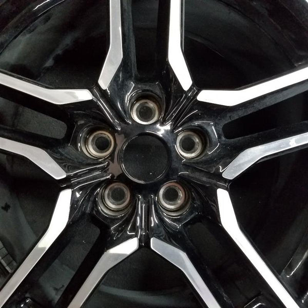 Ford MACHINED BLACK MUSTANG OEM Wheel 2018-2023 18x8 Inch aluminum ...