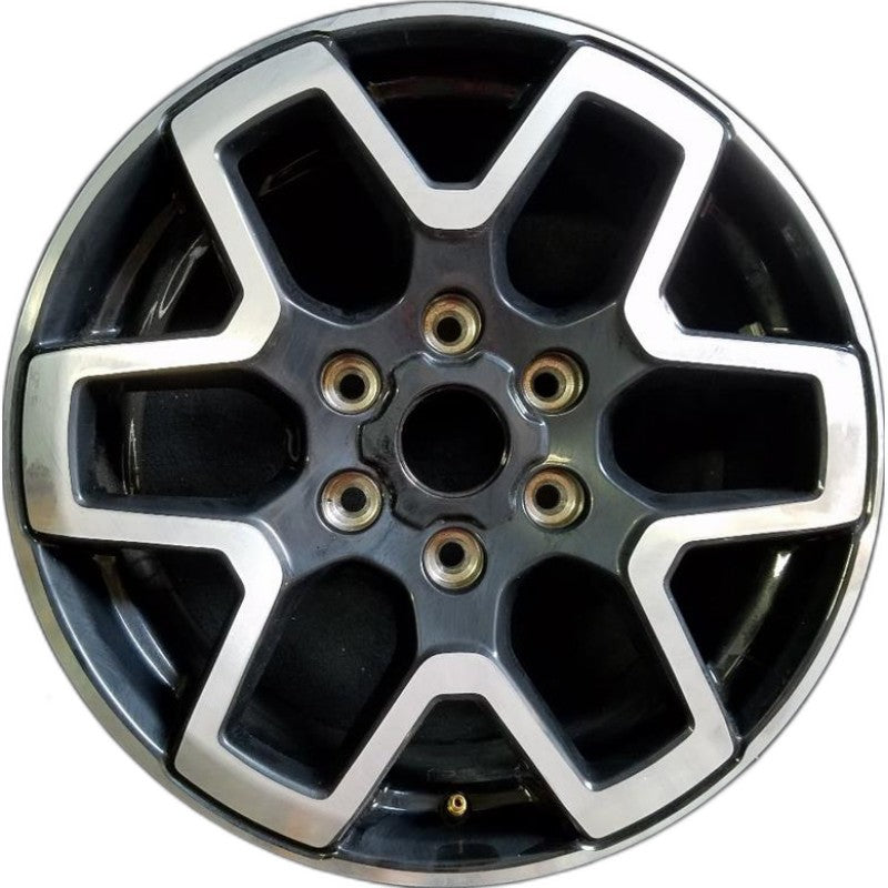 Ford MACHINED BLACK BRONCO OEM Wheel 2021-2024 18x7.5 Inch M2DZ1007T ...