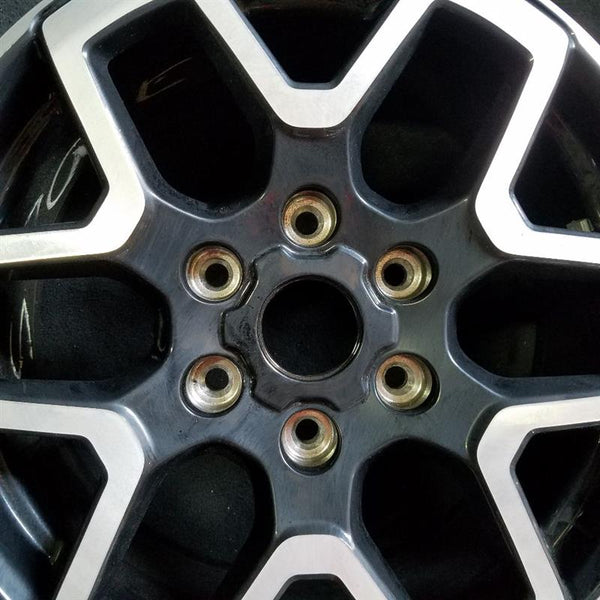 Ford MACHINED BLACK BRONCO OEM Wheel 2021-2024 18x7.5 Inch M2DZ1007T ...