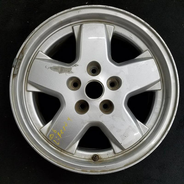 Jeep SILVER LIBERTY OEM Wheel 2002-2007 16x7 Inch 5 spoke dimple tab ...
