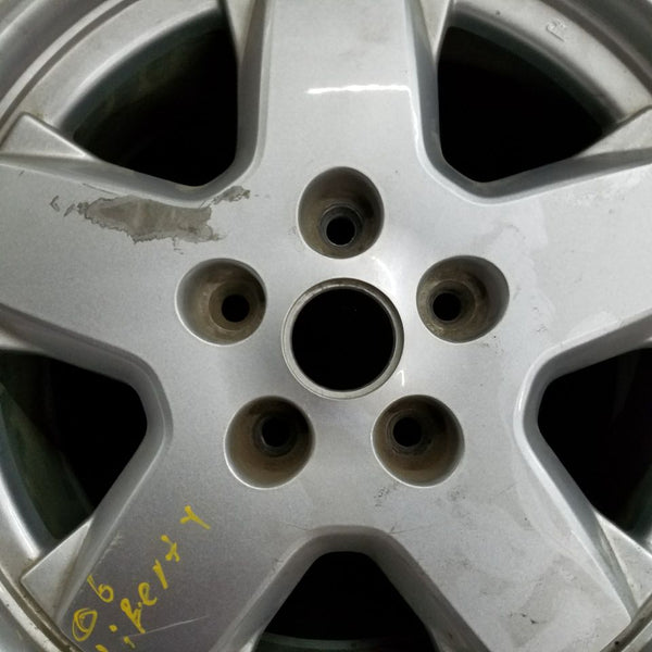 Jeep SILVER LIBERTY OEM Wheel 2002-2007 16x7 Inch 5 spoke dimple tab ...
