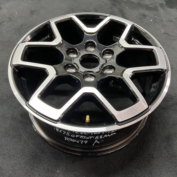 Ford MACHINED BLACK BRONCO OEM Wheel 2021-2024 18x7.5 Inch M2DC1007T1A ...